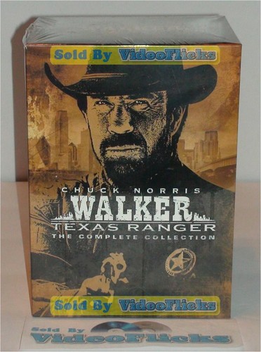 Walker Texas Ranger Complete Seasons 1-8 Series DVD + Movie 52-Disc Box ...