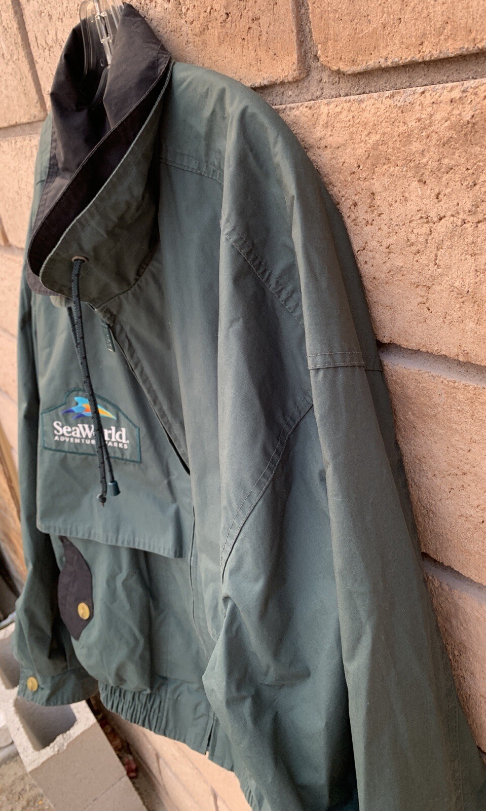 Vintage SeaWorld Shamu Orca Killer Whale Jacket Size XXL Gear For Sport ...