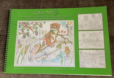 Color Me 3, Illustrated by P.J.C. Smart Oversized Coloring Book | eBay