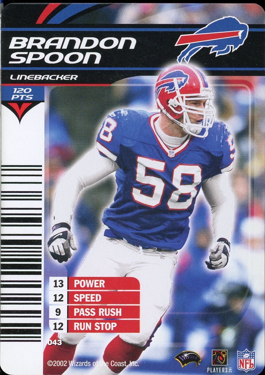2003 NFL Showdown BRANDON SPOON BILLS #043 | eBay