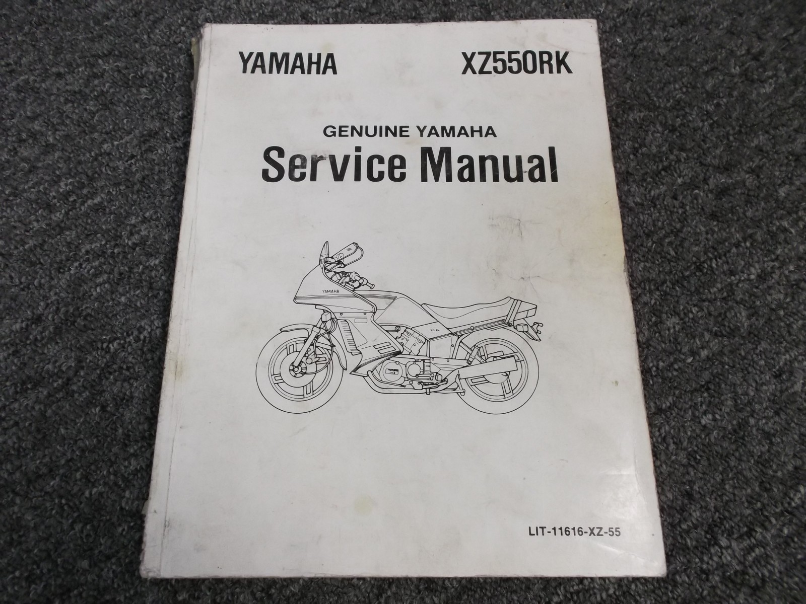 1982-1983 Yamaha XZ550RK Vision Motorcycle Factory Shop Service Repair ...