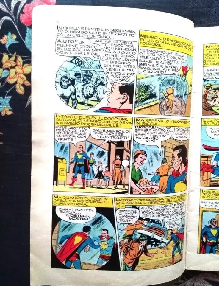 SUPERMAN ITALIAN EDITION 1959 SUPERBOY 68 FIRST APPEARANCE BIZARRO VERY ...