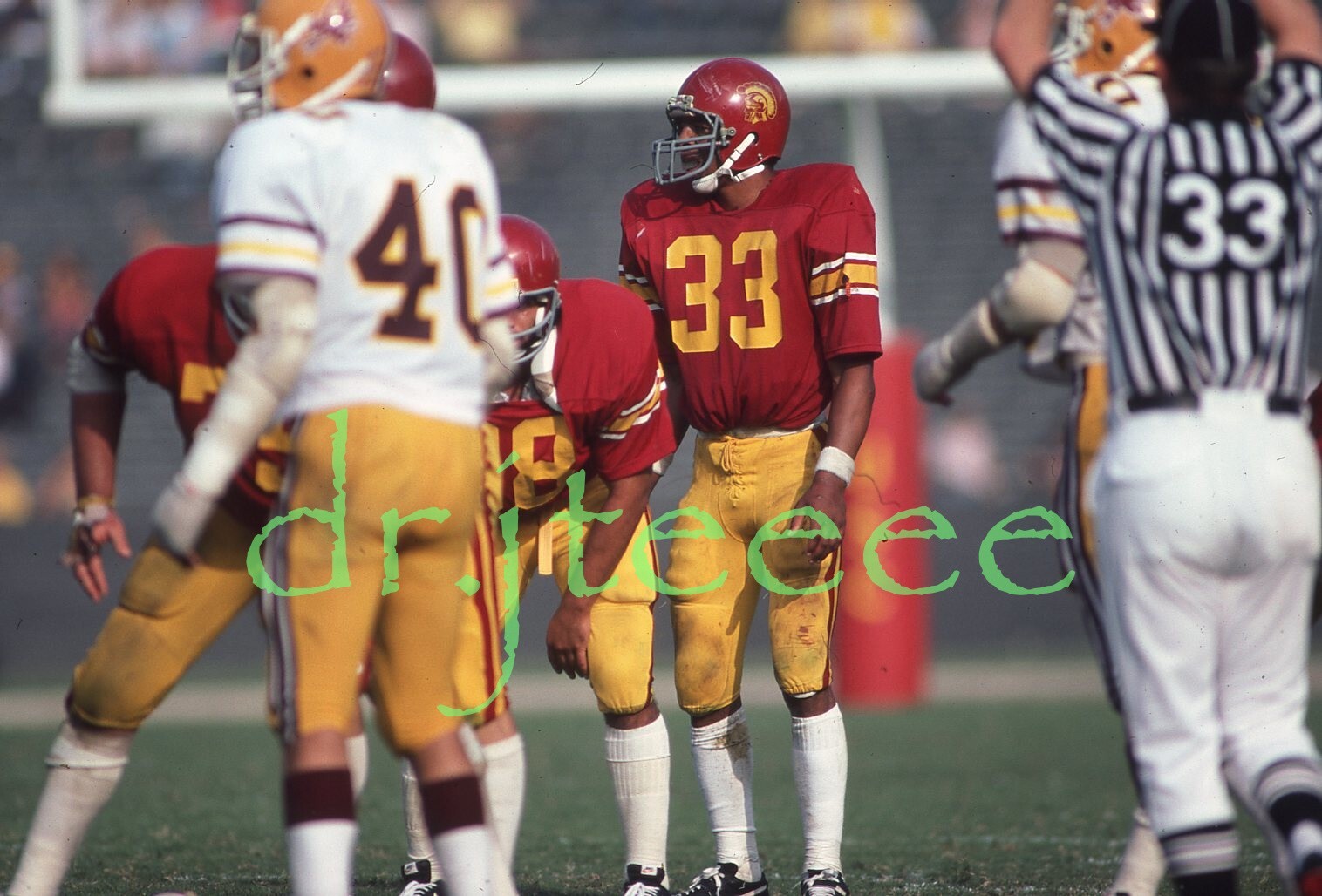 1980 Marcus Allen USC TROJANS - 35mm Football Slide | eBay