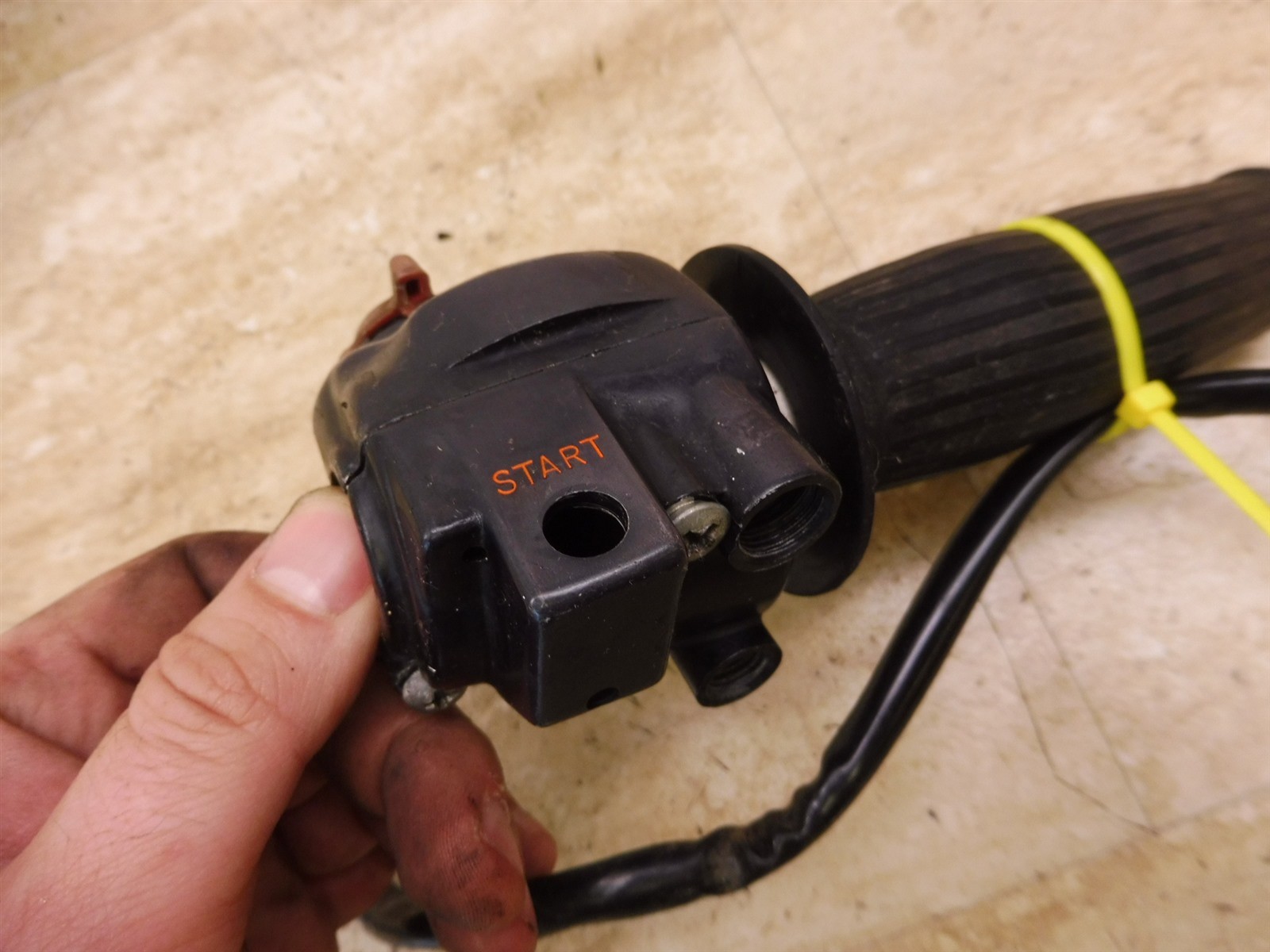 1976 Honda CB750 CB 750 H209-1' right hand controls throttle parts | eBay