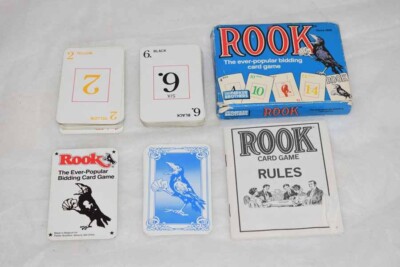 Vintage 1988 Parker Bros Co. Rook Card Game Raven Crow Complete GUC | eBay