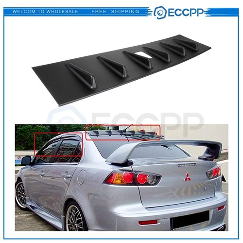 Shark Fin Rear Roof Spoiler Wing Fit For 08-16 Mitsubishi Lancer | eBay