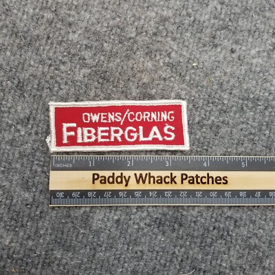 Vintage Owens Corning Fiberglas Patch | eBay