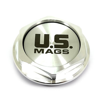 US Mag Machined Silver Center Cap 4"OD Screw for U126 Boulevard U125 ...