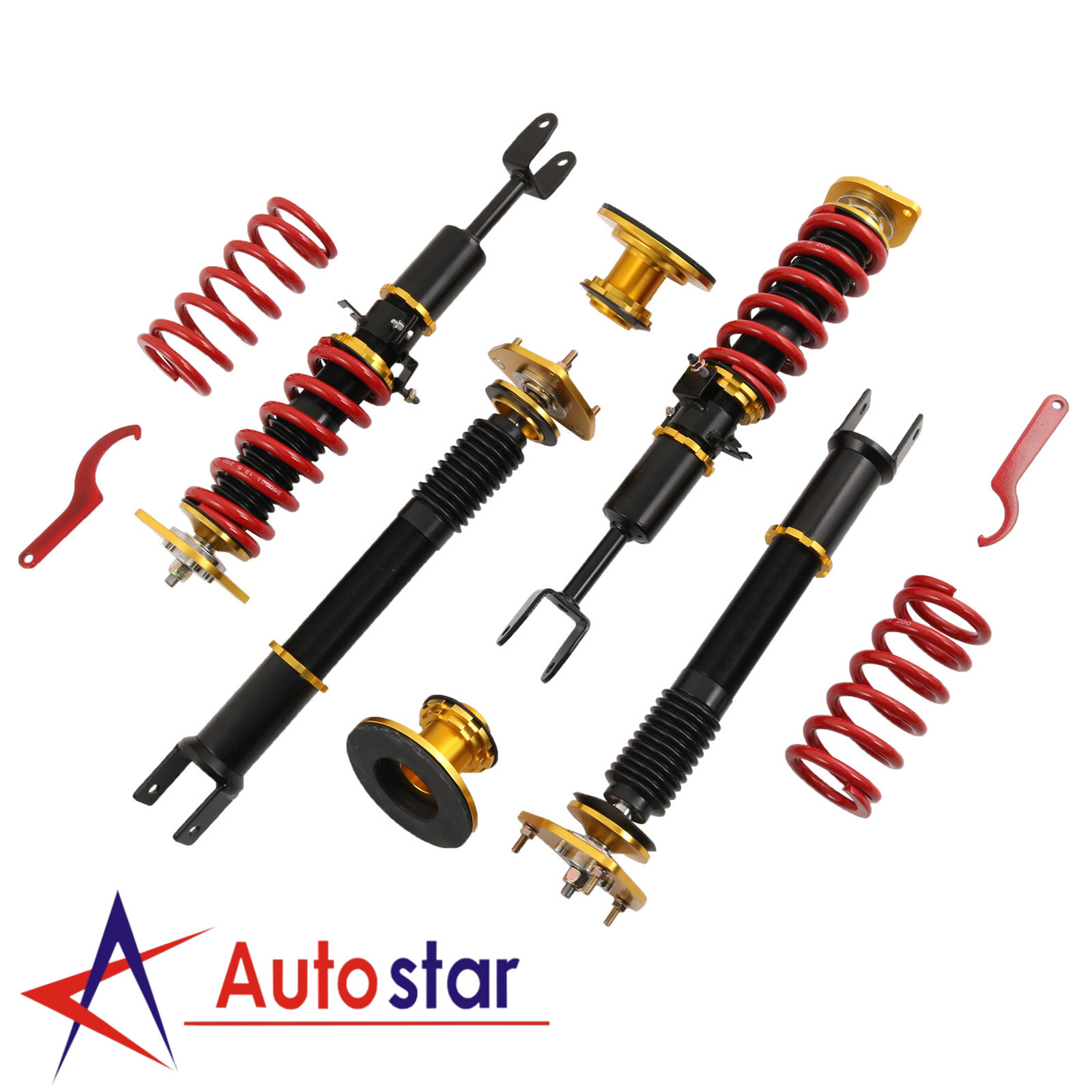 Coilovers For 03-2008 Nissan 350Z Infiniti G35 Struts Adj Height Shock ...