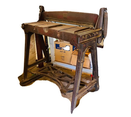 Peck Stow Wilcox Steel Metal cutter. 1896 model number 130. Very heavy ...