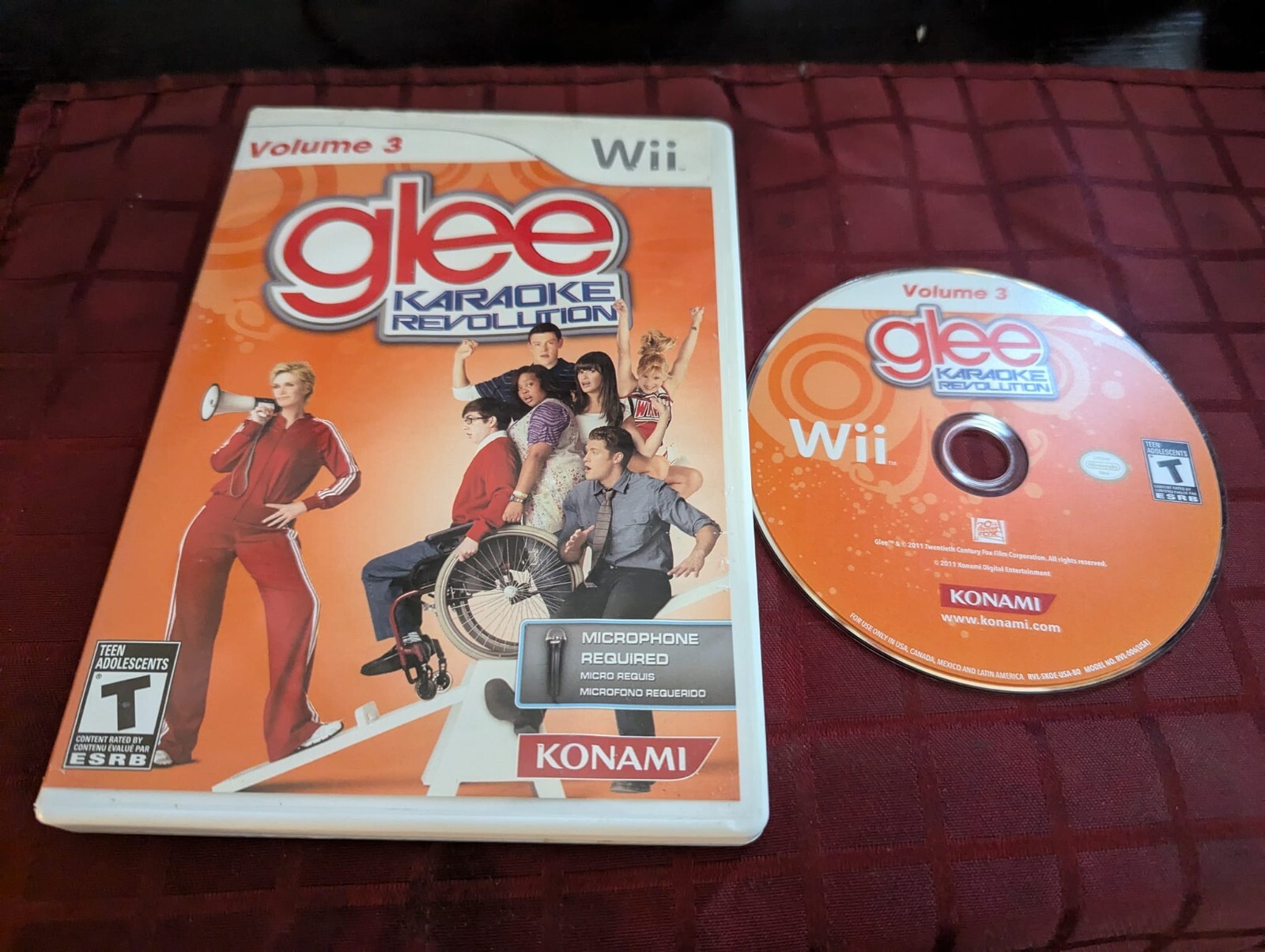Karaoke Revolution: Glee - Vol. 3 (Nintendo Wii, 2011) VG* 83717401261 ...