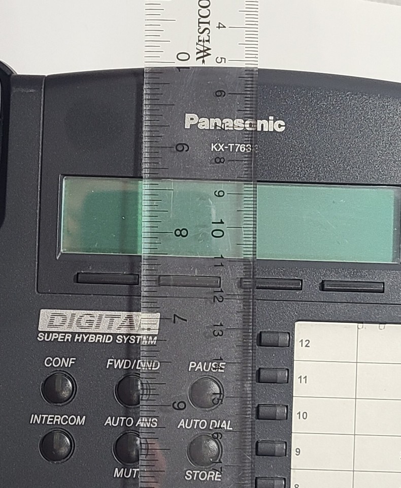 Panasonic KX-T7633-B Digital Phone 24 Line Hybrid System Use w/ KX-TDA ...