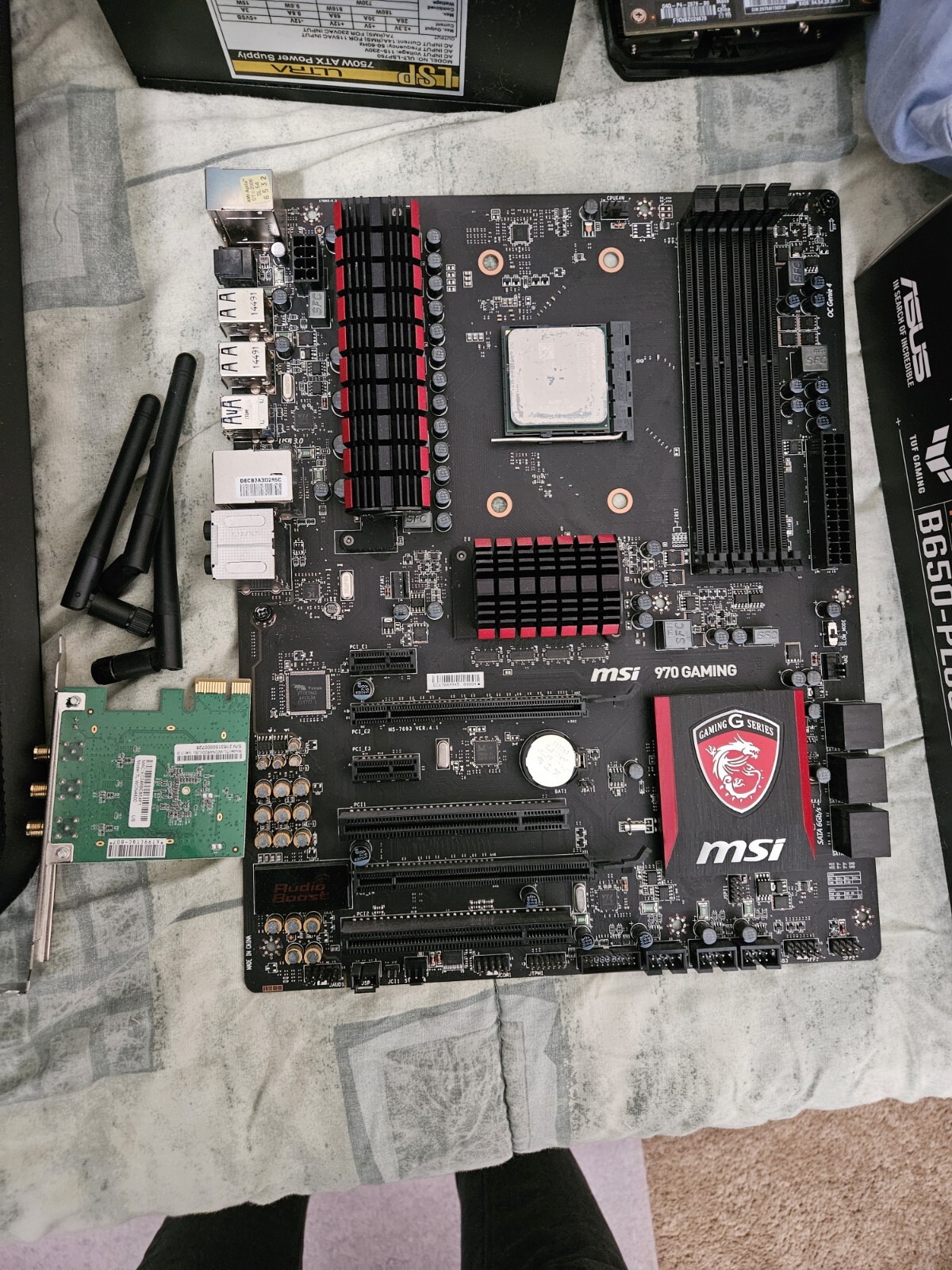 MSI 970 Gaming Motherboard AM3 + AMD FX-8350 CPU + 8GB RAM + WiFi ...