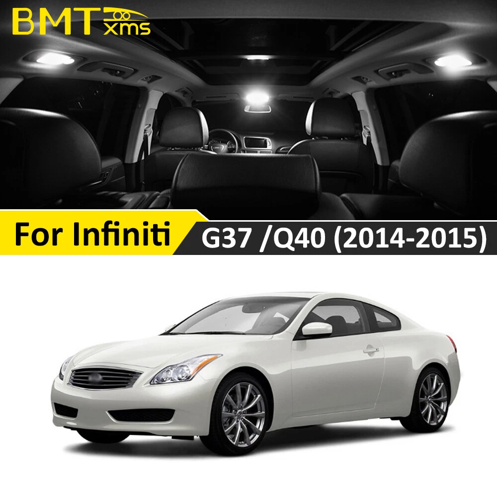 White Infiniti G37 Interior