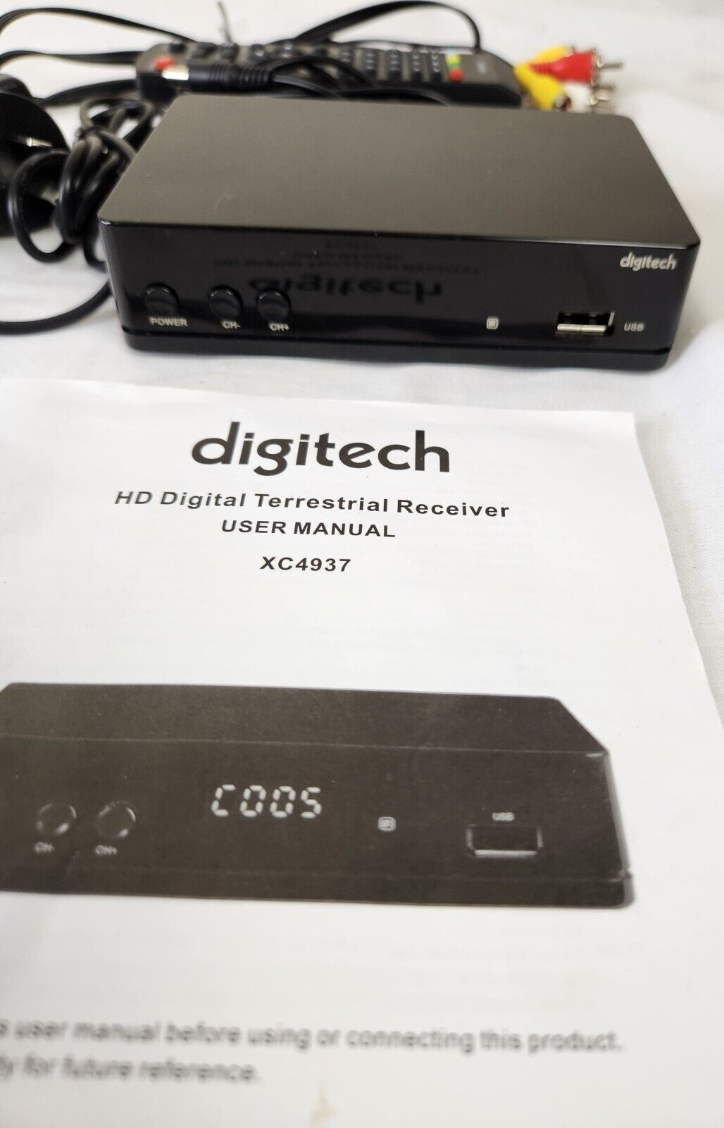 Easy to Use 1080p HD Set Top Box with USB Recording, HDMI & Composite ...