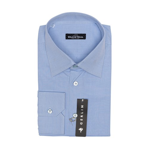 690$ LUXURY GERLIN Shirt Blue Check Cotton 16 - 41 2H BIJAN | eBay