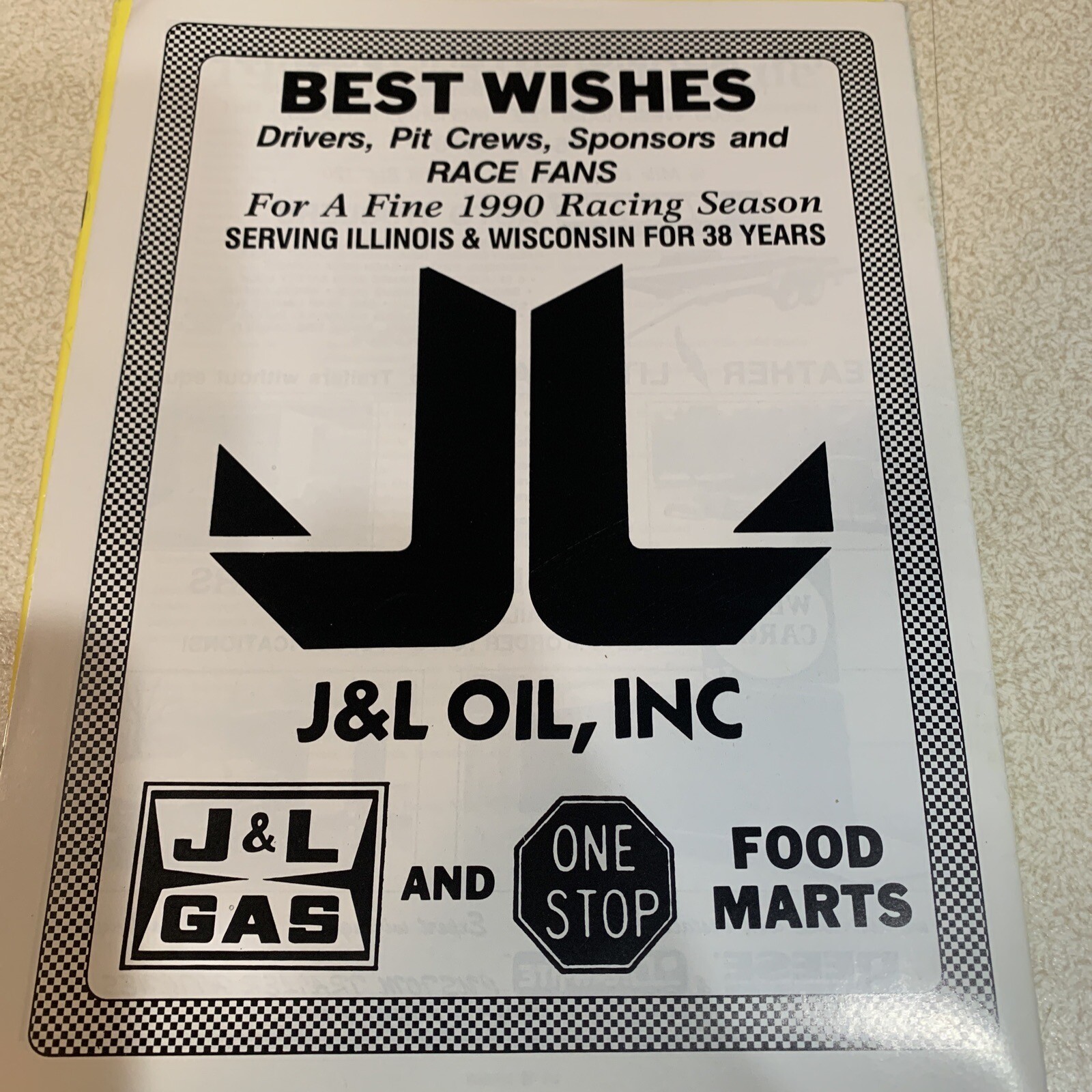 1990 Race Program Wilmot Speedway | eBay