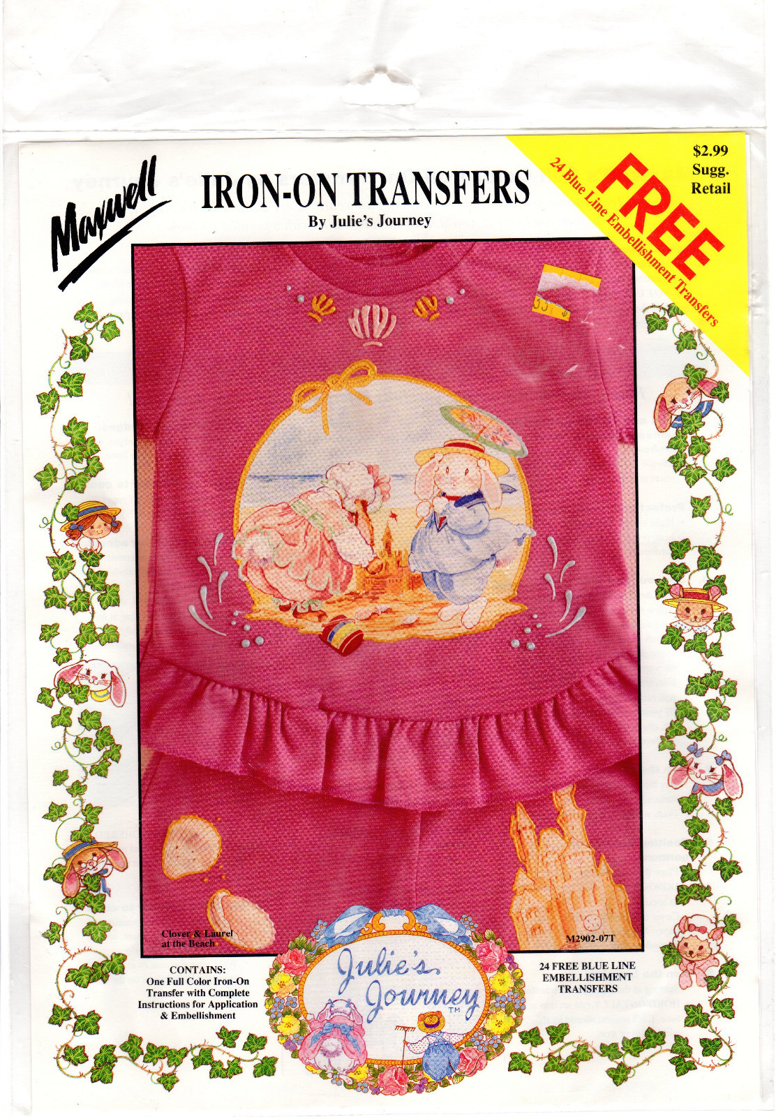 Maxwell Iron-On Transfers by Julie's Journey "Clover & Laurel at the ...