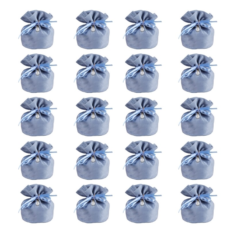 20pcs Elegant Plush Pouches Durable Gifs Storage Bags for Chocolate ...