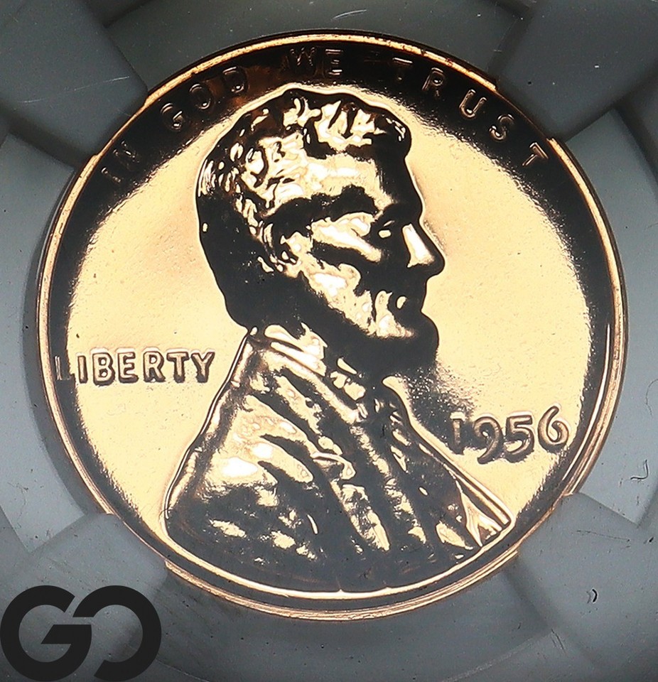 1956 Lincoln Cent Wheat Penny, RED PROOF, NGC PF-69 RD ** Nice High Grade PF! | eBay