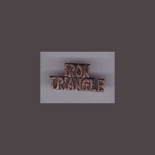 IRON TRIANGLE Script Lapel Pin | eBay