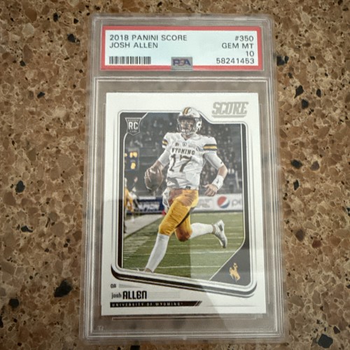 2018 Score Josh Allen #350 (RC) PSA 10 Buffalo Bills MVP Wyoming | eBay