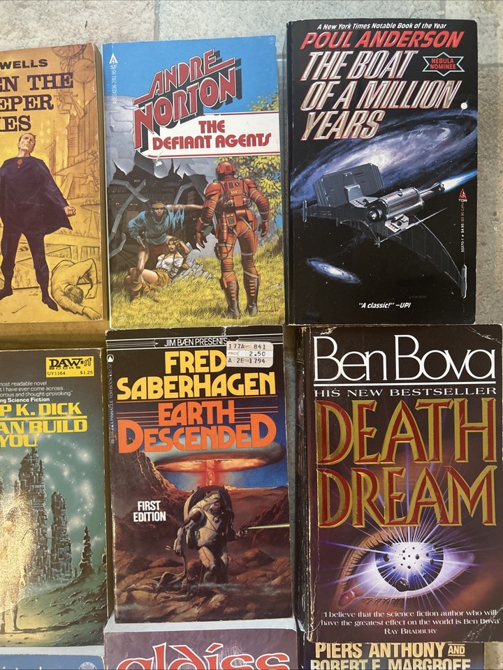 Science Fiction Fantasy Paperback Books Lot of 30 Vintage Mixed Lot | eBay