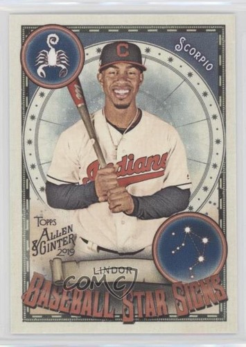 2019 Topps Allen & Ginter Baseball Star Signs Francisco Lindor #BSS-8 ...