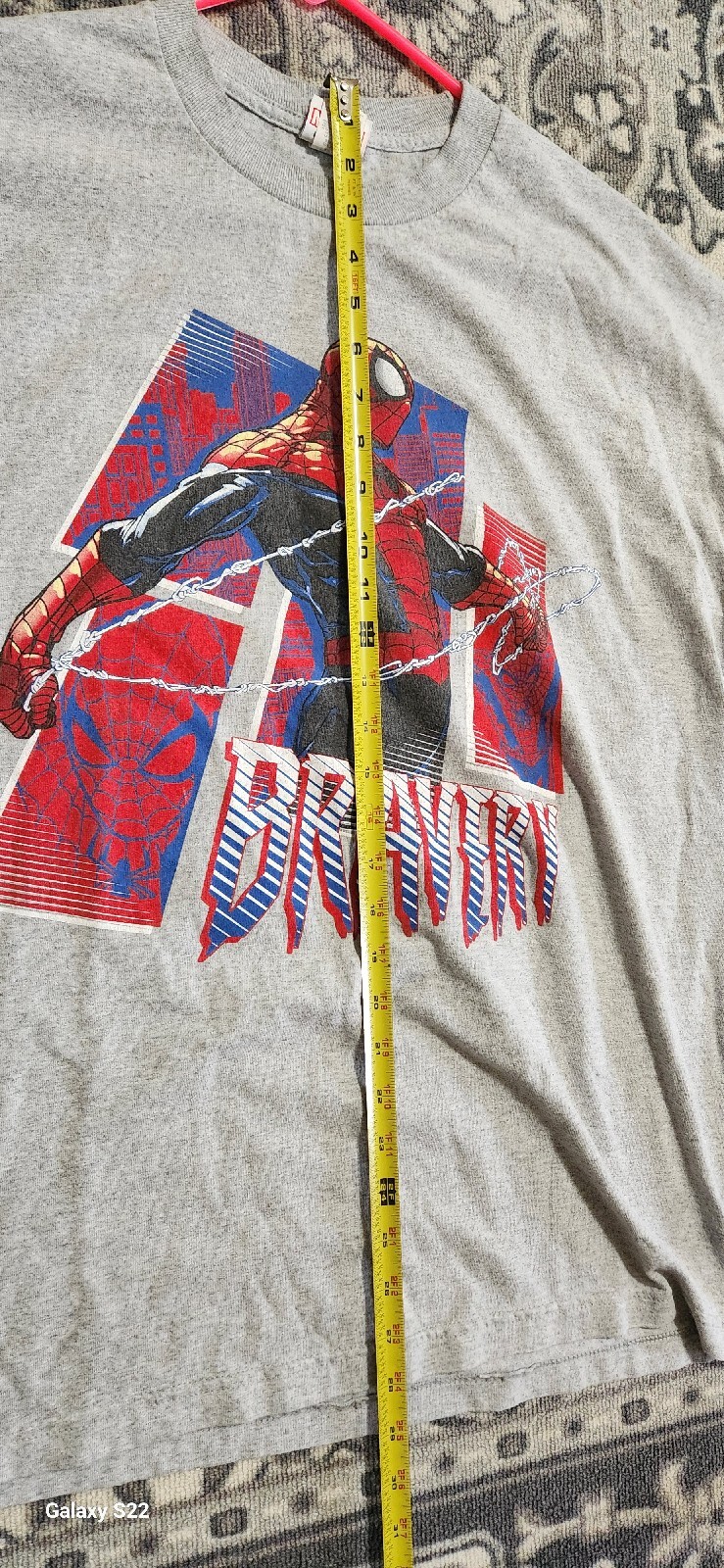 VTG Y2K SPIDER-MAN BRAVERY GRAPHIC ART PRINT COMIC MO… - Gem