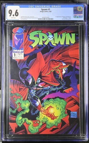 Spawn #1 CGC 9.6 NM+ 1st App AL SIMMONS Image Comics 1992 McFarlane WP | eBay