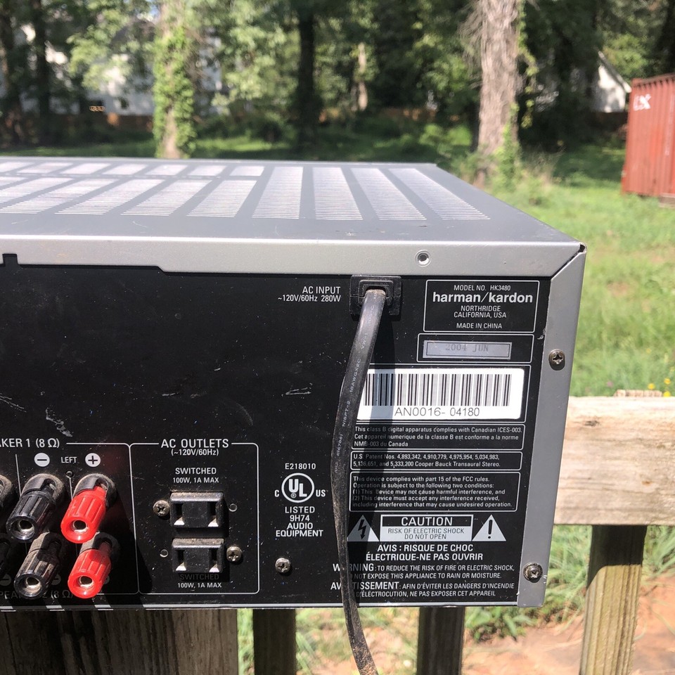 Harmon / Kardon Receiver Model HK 3480/230 PLEASE READ | eBay
