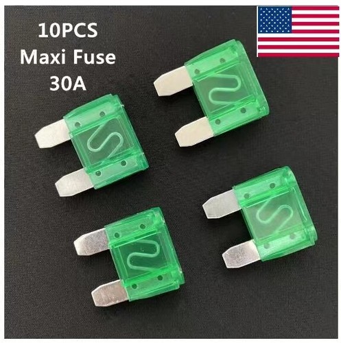 10PCS 30Amp MAXI Fuse Large Audio Blade Style Maximum Fuse For ...