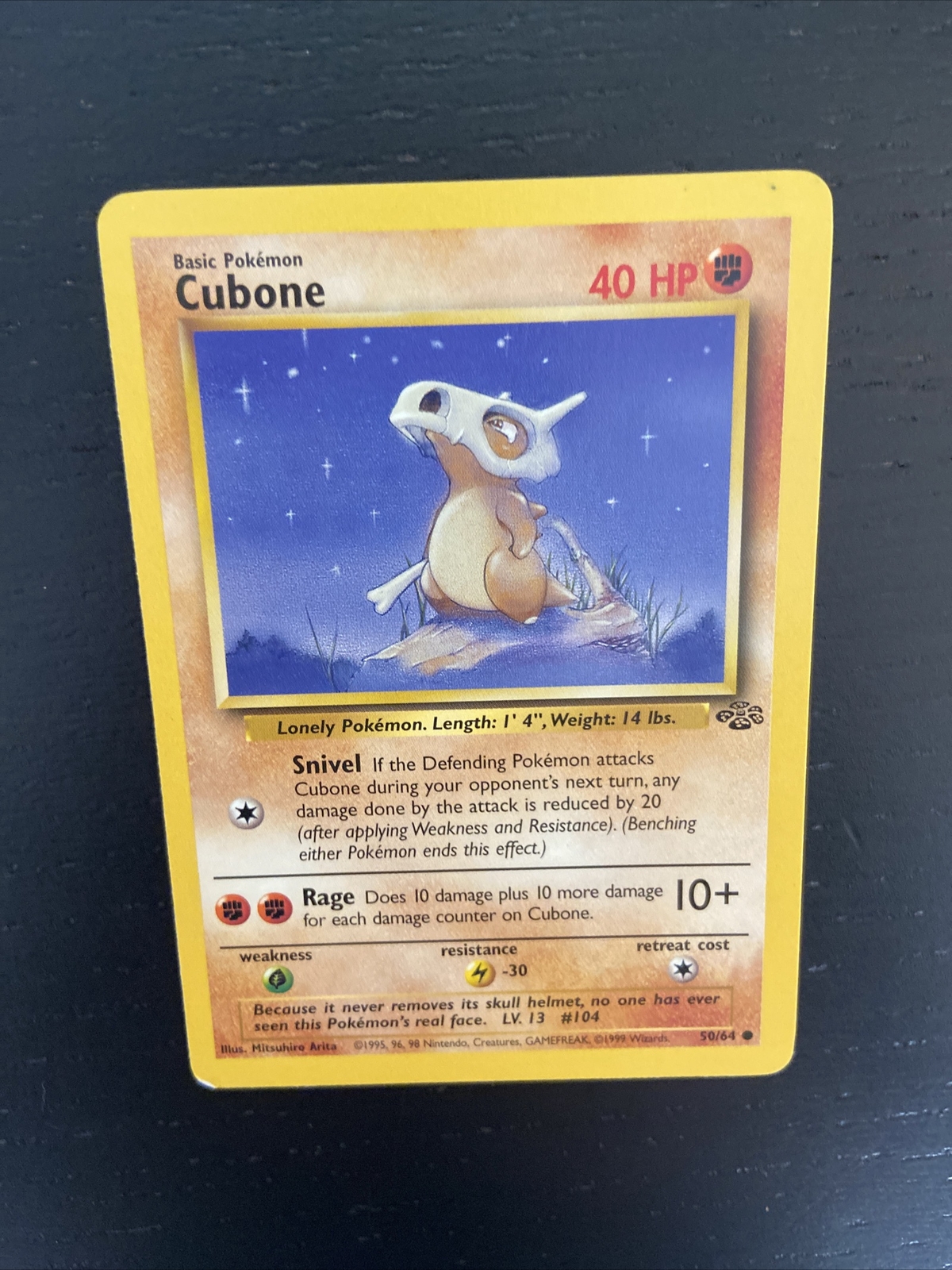 CUBONE - Base Set 2 - 70/130 - Common - Pokemon Card - Unlimited ...