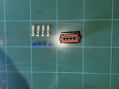 Mitsubishi 3000GT GTO Female 4 Pin Wiring CONNECTOR Throttle Position ...