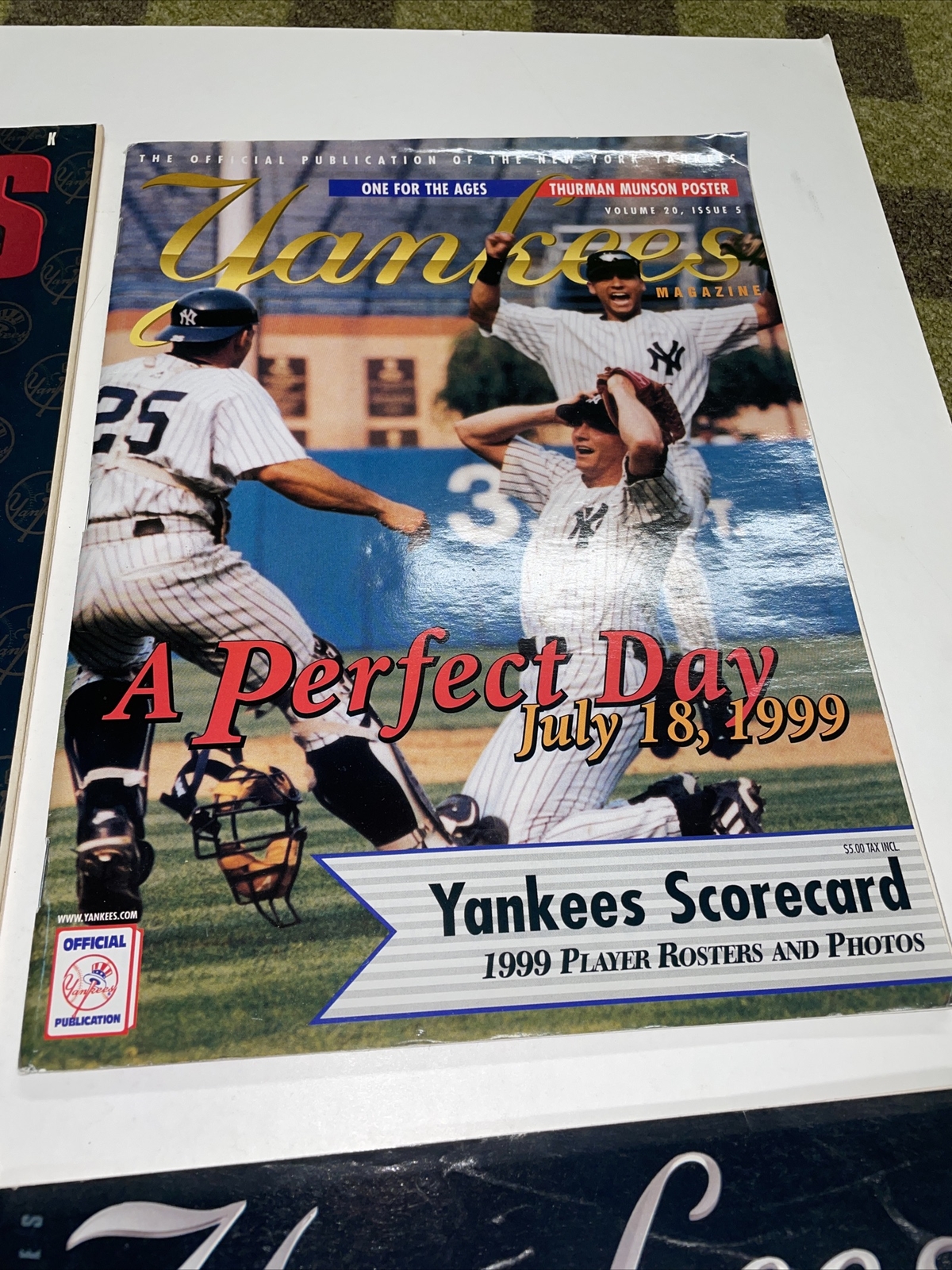 New York Yankee Magazine September 1990s Mariano Rivera, David Cone ...