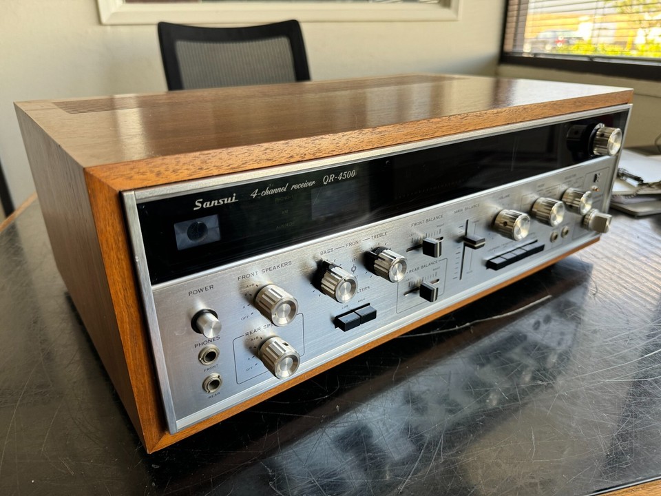 Sansui QR-4500 4 Channel Quadraphonic Receiver, WORKING - READ | eBay