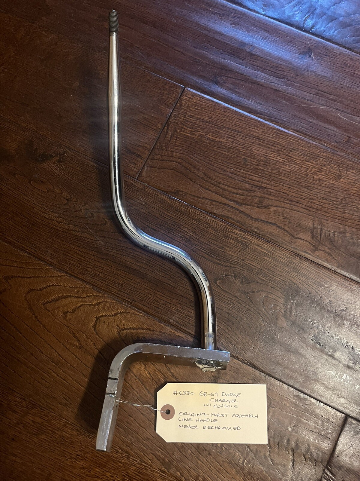 OEM HURST 6330 4-Speed W/CONSOLE Shifter Lever Handle 68-69 Mopar B ...