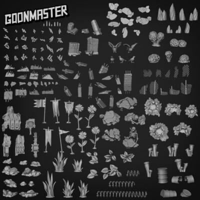 Basing Bits 81-100 Legion Terrain Scenery Tabletop Miniatures 28mm ...