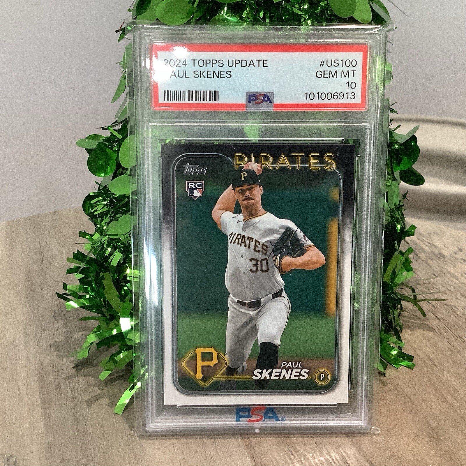 2024 Topps Update Baseball Paul Skenes Base RC #US100 PSA 10 | eBay