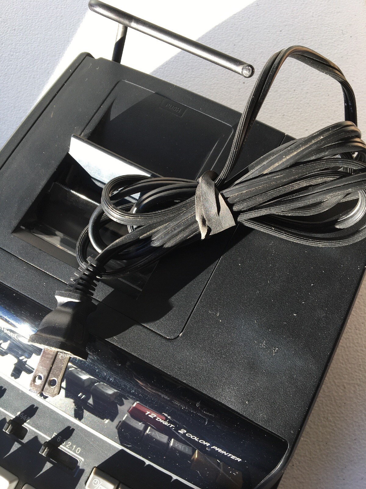 Sharp EL-2196BL 12 Digit Desk Calculator Sharp Desk Adding Machine 2 ...