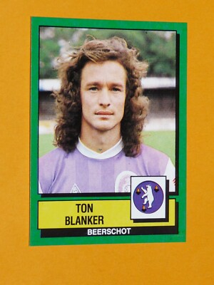 #52 TON BLANKER K BEERSCHOT VAV PANINI FOOTBALL 89 1988-1989 BELGIQUE ...