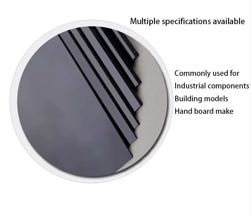 Black ABS Plastic Sheet Board DIY Model Craft 200x250mm 1/1.5/2/3/4/5mm ...