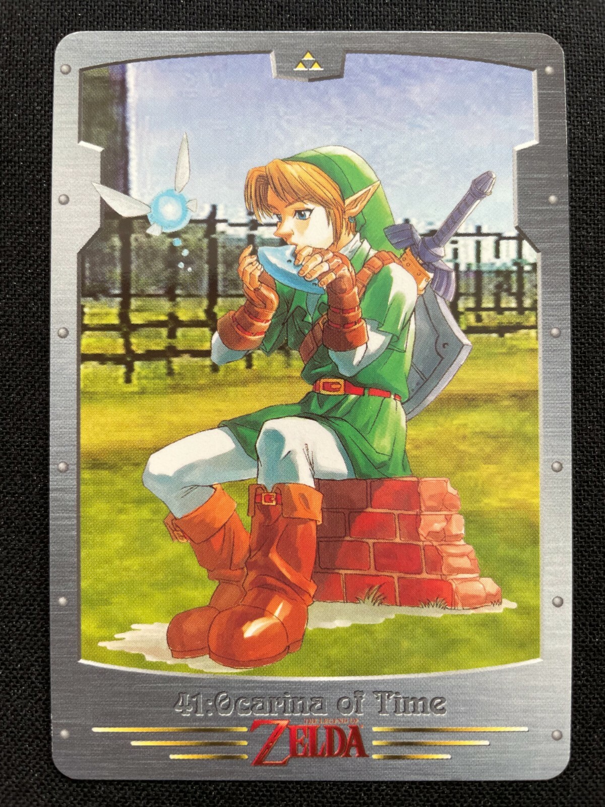 The Legend of Zelda Card 41 Ocarina of Time 1999 BANDAI JAPAN 2.32x3.38 ...