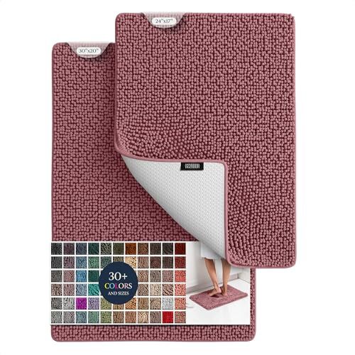 Bathroom Rugs Sets 2 Piece- Plush 2 Piece Set | 24x17 + 30x20 Wistful ...