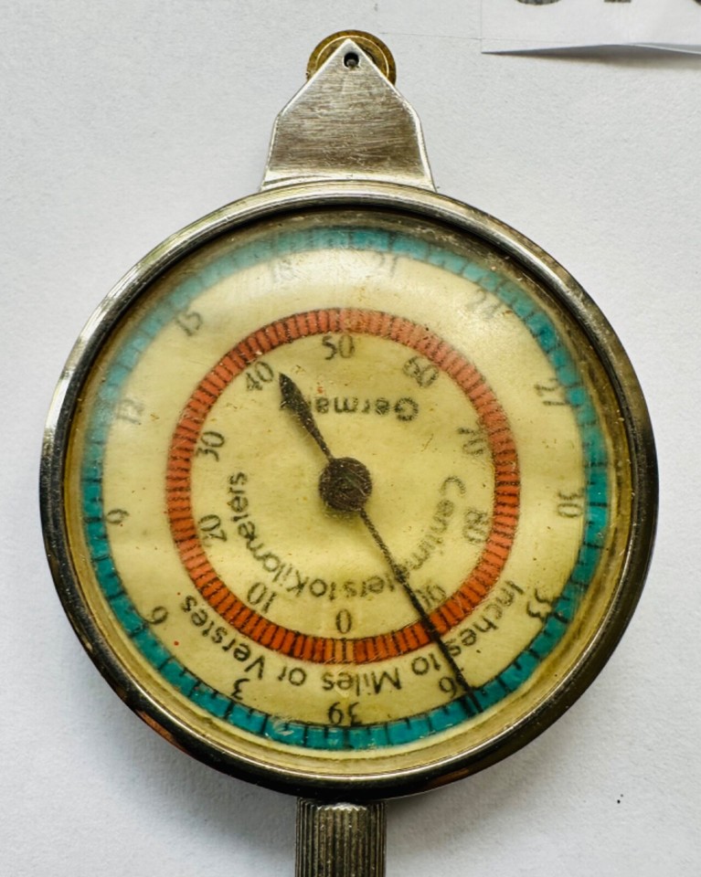MAP GAUGE - Brand? - German Language - Vintage? - Miles & Kilometers ...