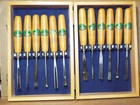 Lot of 12 Henry Taylor Acorn Wood Carving Chisels Gouges Half are ...