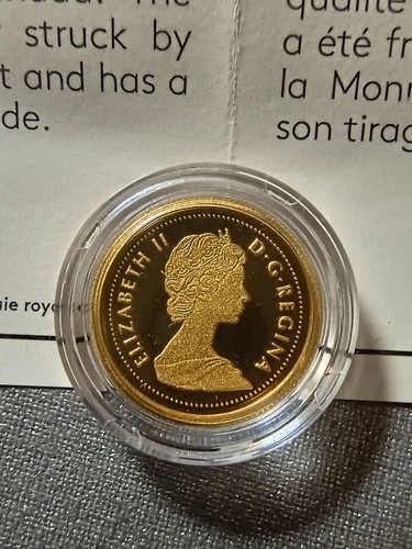 2020 Canada 1/10 Oz .9999 Pure Gold Coin Alex Colville 1967 25 Cent ...