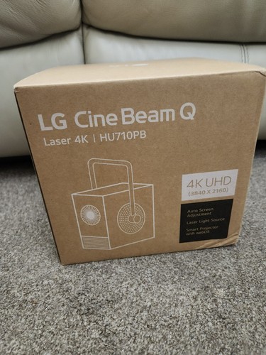 LG HU710PB CINEBEAM Q HD HOME THEATRE 4K 2160P DLP 500 ANSI PROJECTOR ...
