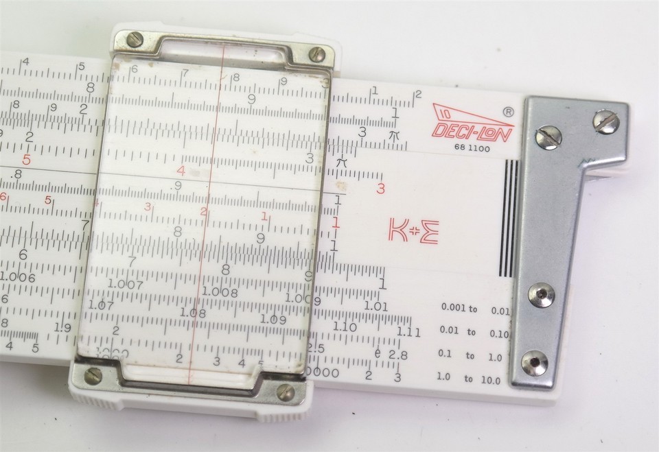 Vtg K&E Deci-Lon 10 68 1100 Slide Rule USA made W/ Case | eBay