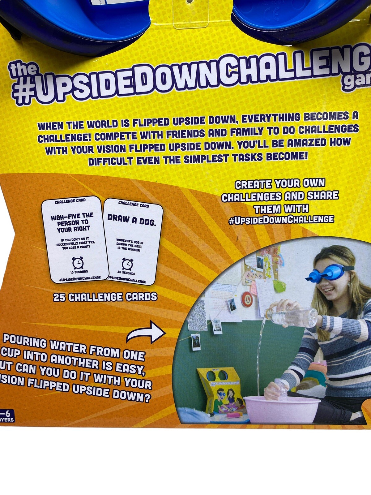 The Upside Down Challenge Game with Upside Down Goggles for Kids ...
